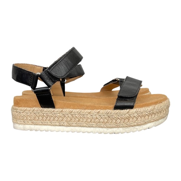 Sun And Stone | Shoes | Sand And Stone Rylaan Black Platform Sandal ...
